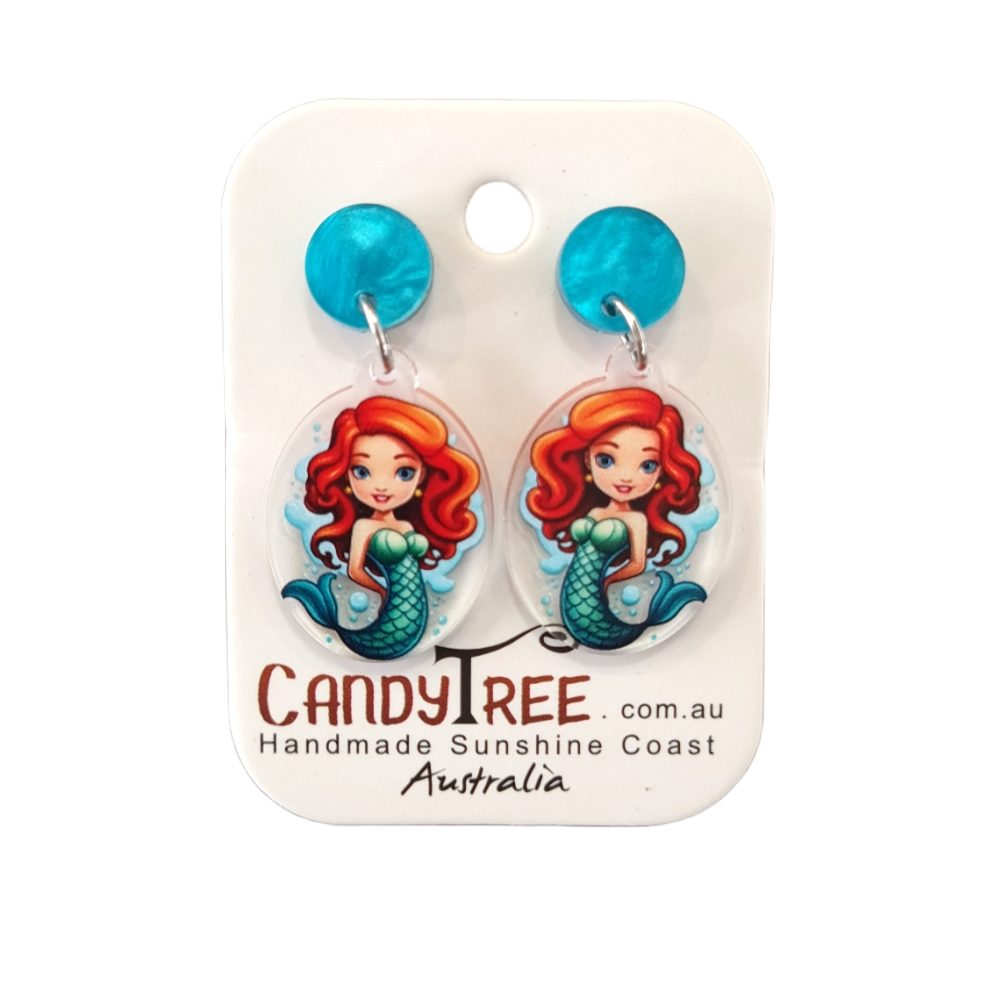 Acrylic Dangle Mini Mermaid Candy Tree