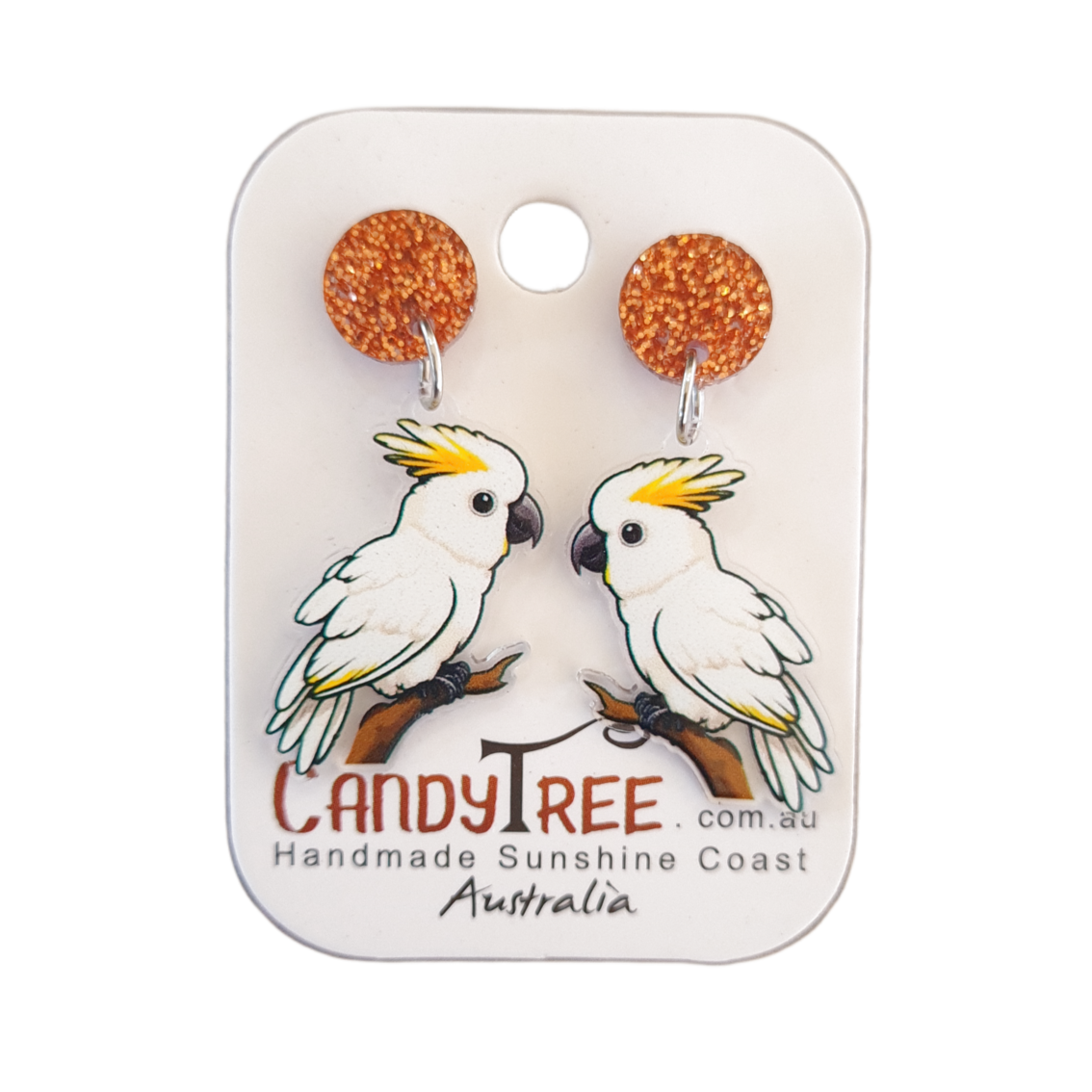 Mini Acrylic Dangle Cockatoo Candy Tree