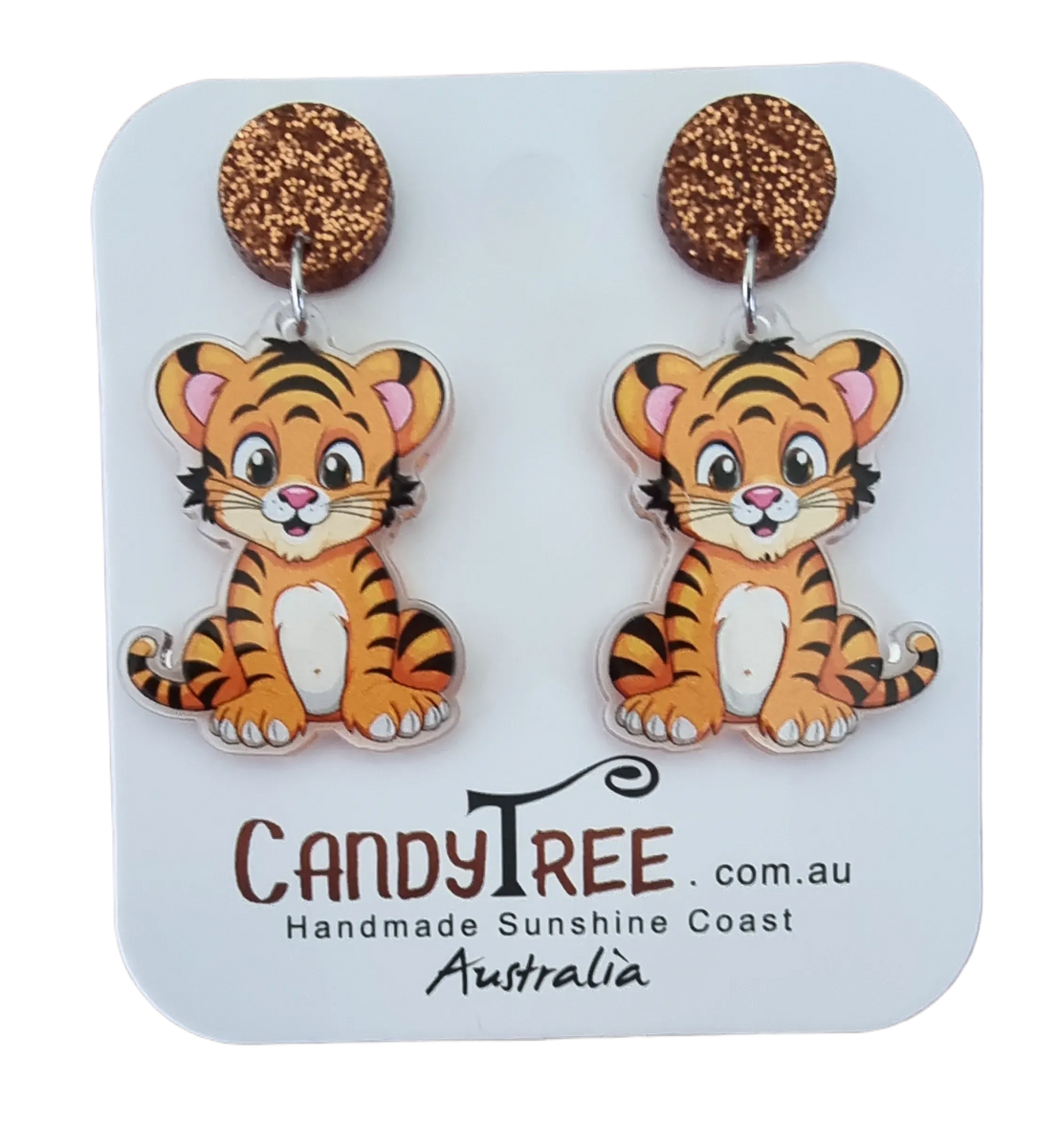 Acrylic Dangle Cute Tiger – Candy Tree
