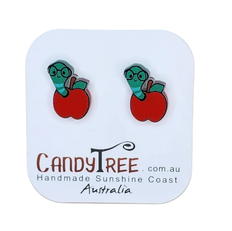 Acrylic Stud Bookworm – Candy Tree