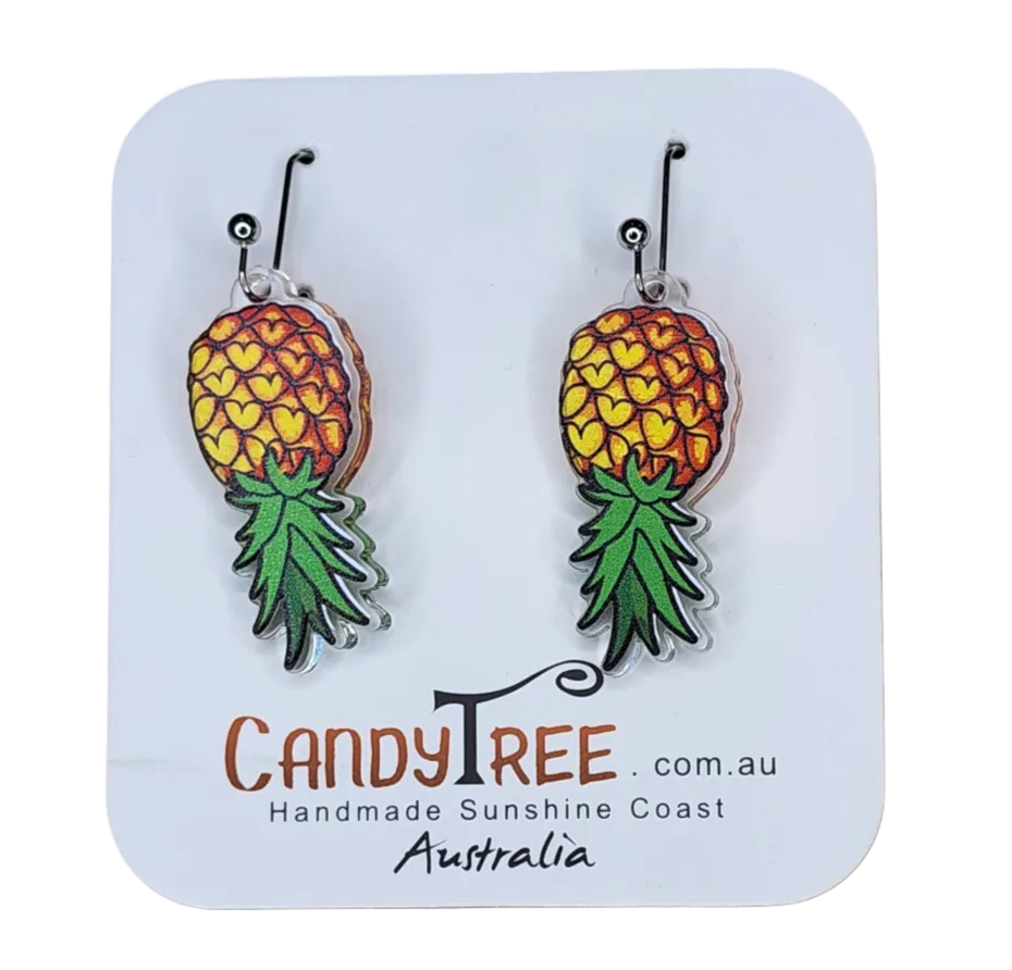 Acrylic Dangle Upside Down Pineapples – Candy Tree