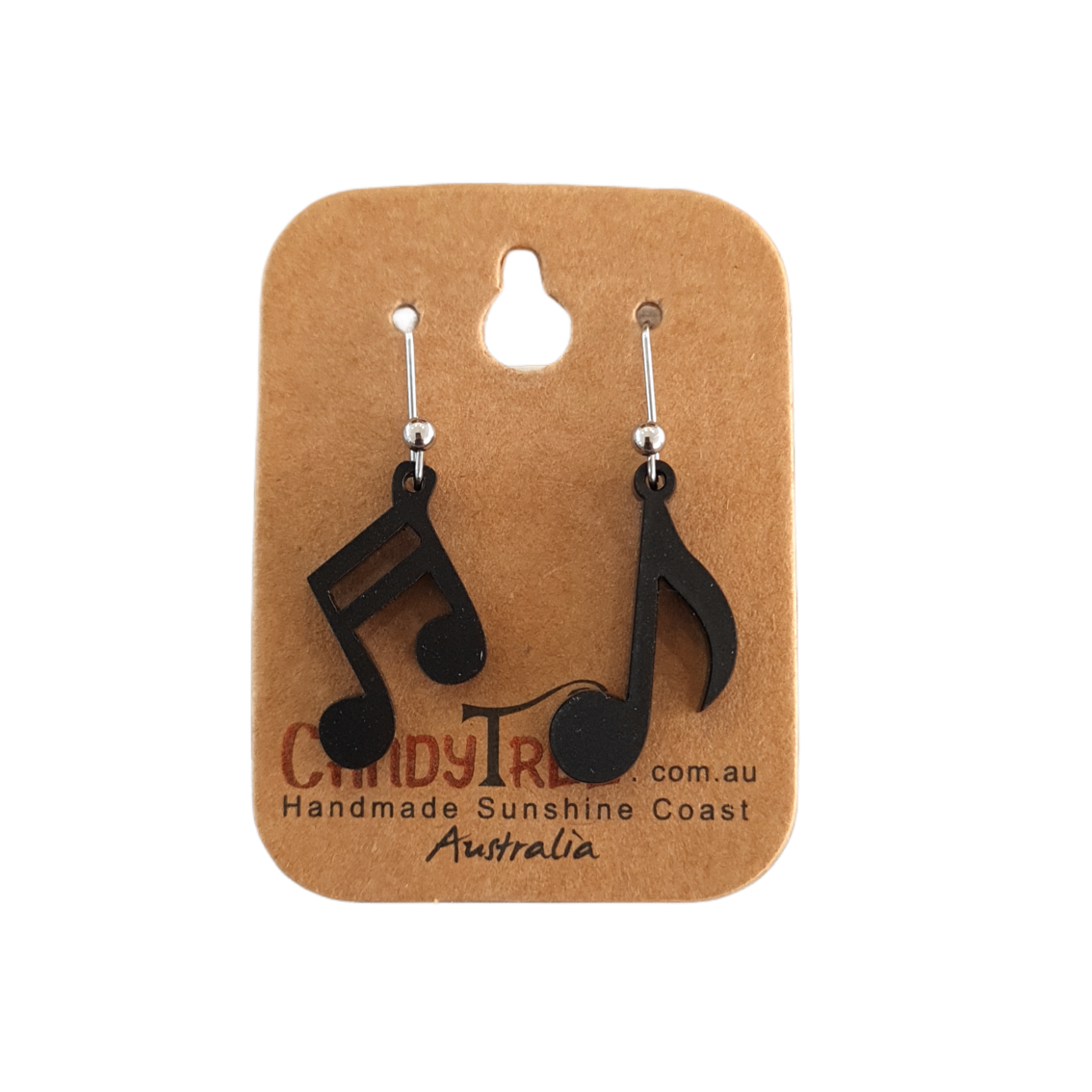 Acrylic Dangle Black Musical Notes Small – Candy Tree