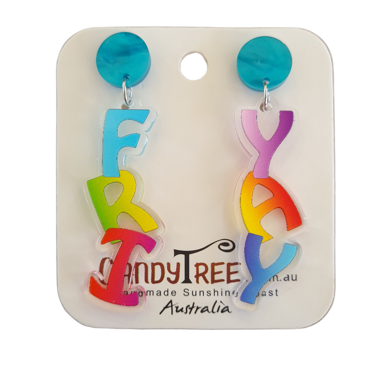 Acrylic Dangle Fri-Yay – Candy Tree