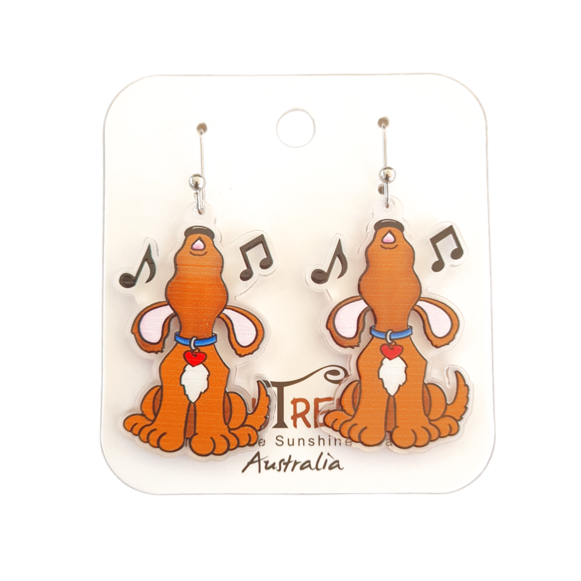 Acrylic Dangle Dog Howling – Candy Tree