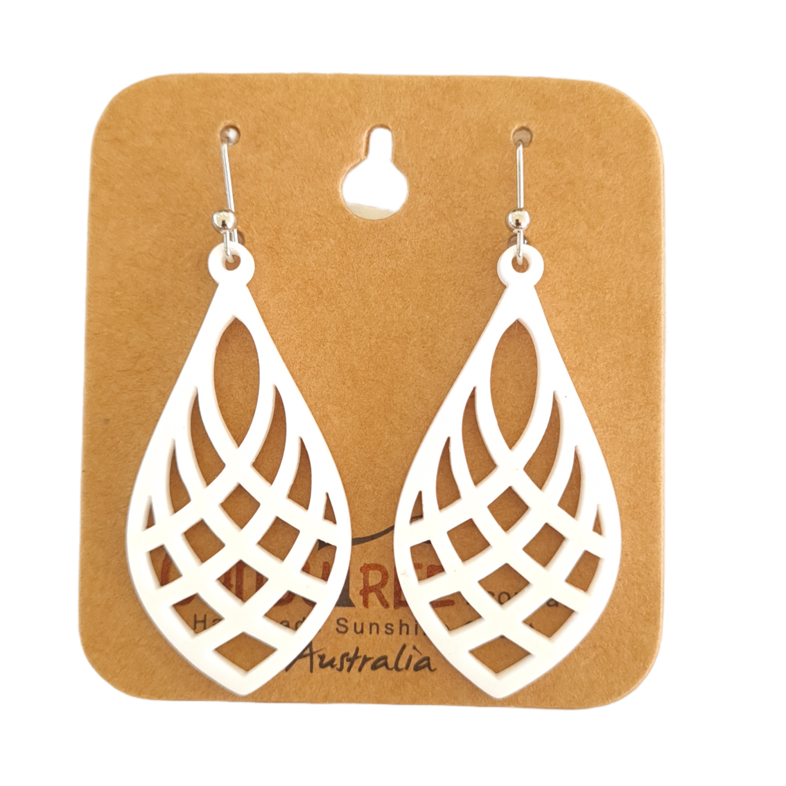 Acrylic Dangle White Drop Lattice – Candy Tree