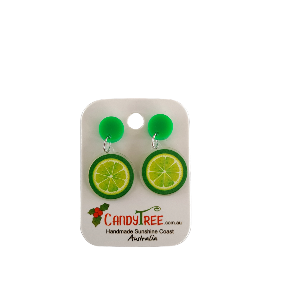 Mini Acrylic Dangle Lime Slice – Candy Tree
