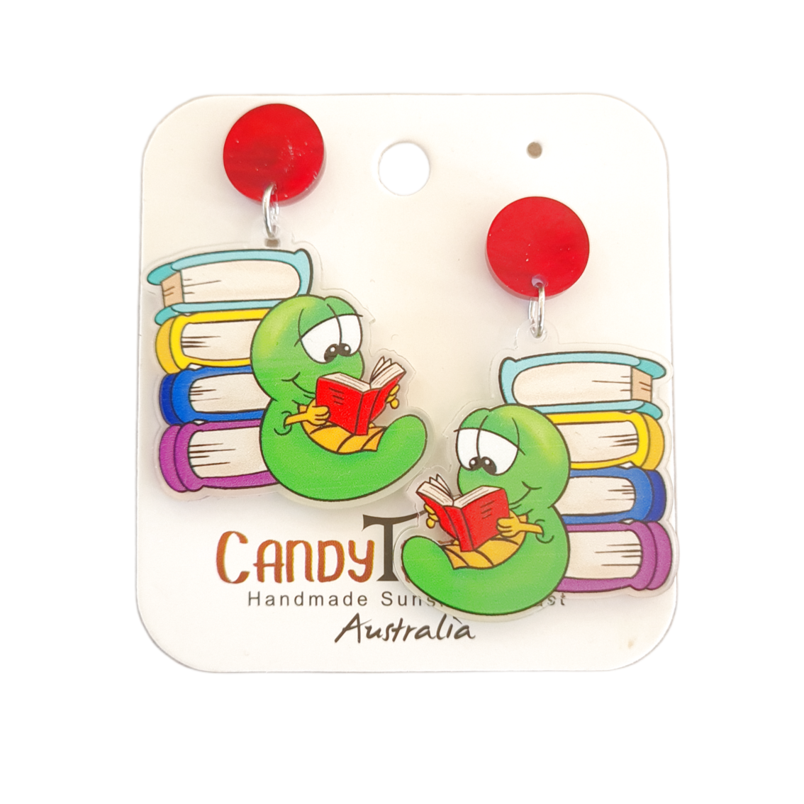 Acrylic Dangle Bookworm – Candy Tree