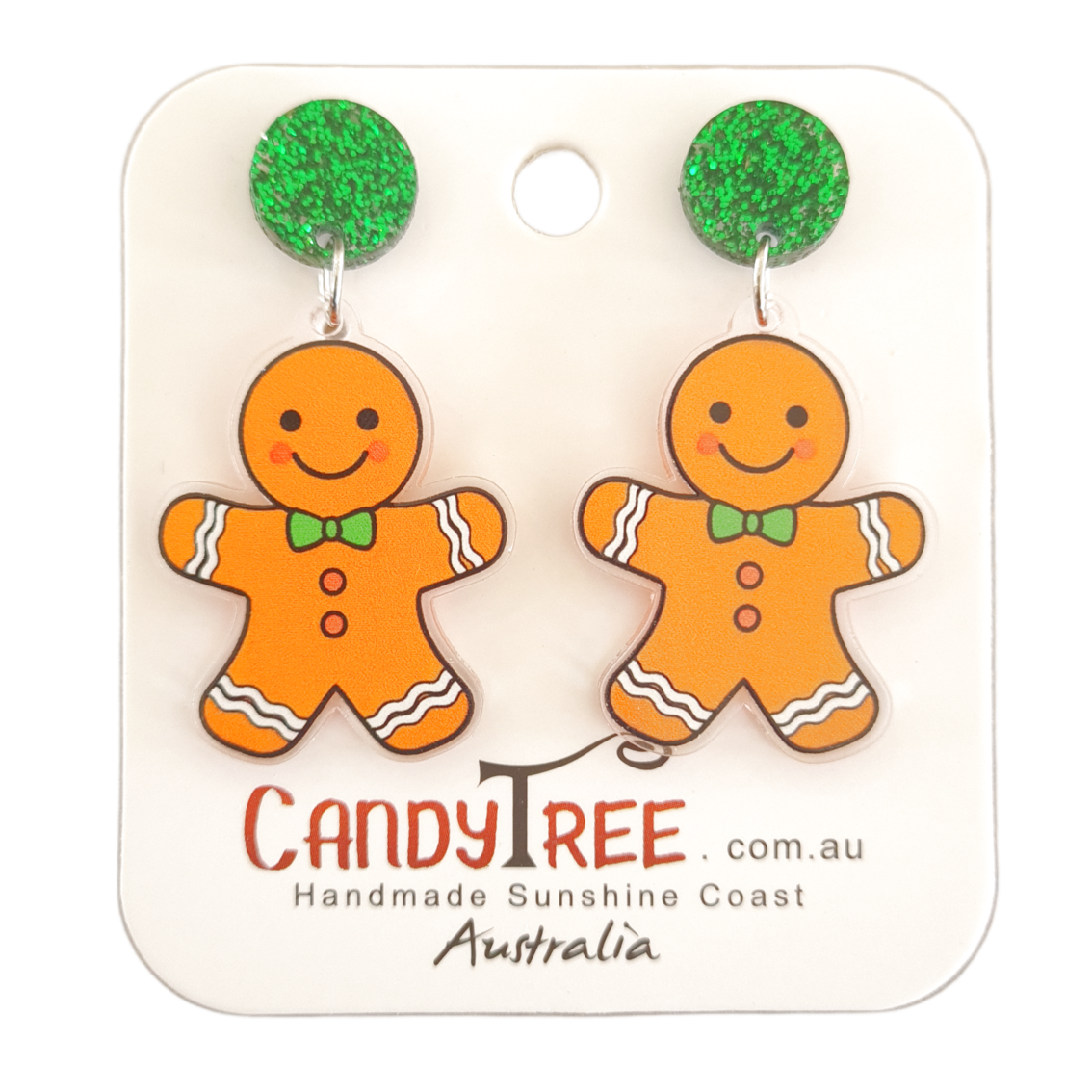 Acrylic Dangle Christmas Gingerbread Man – Candy Tree