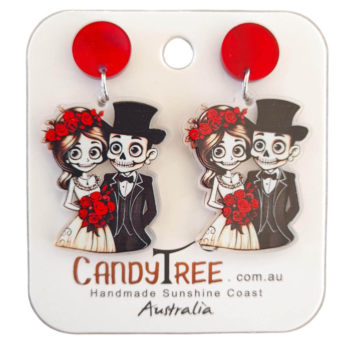 Acrylic Dangle Skeleton Wedding – Candy Tree