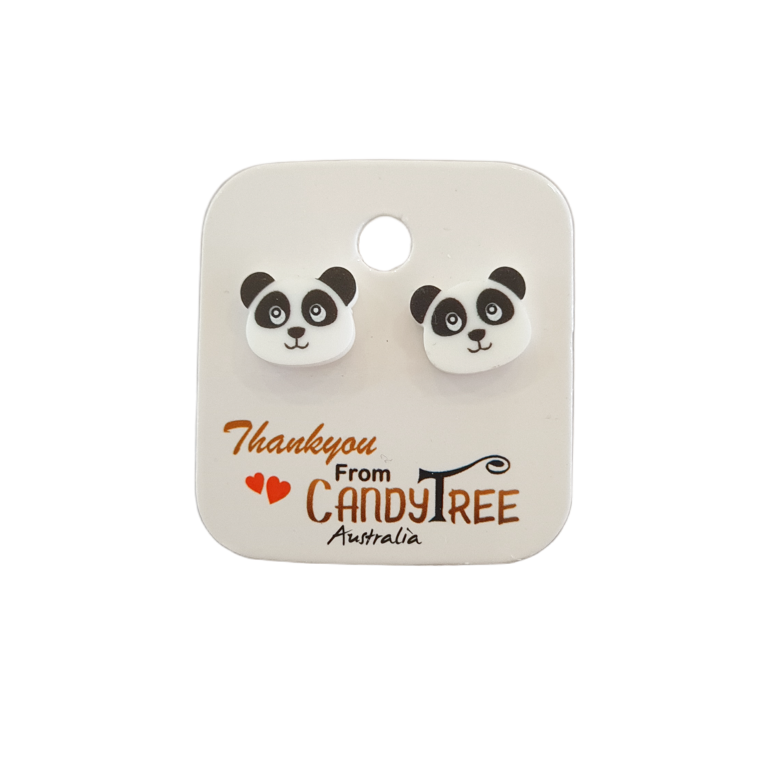 Acrylic Stud Panda Face – Candy Tree