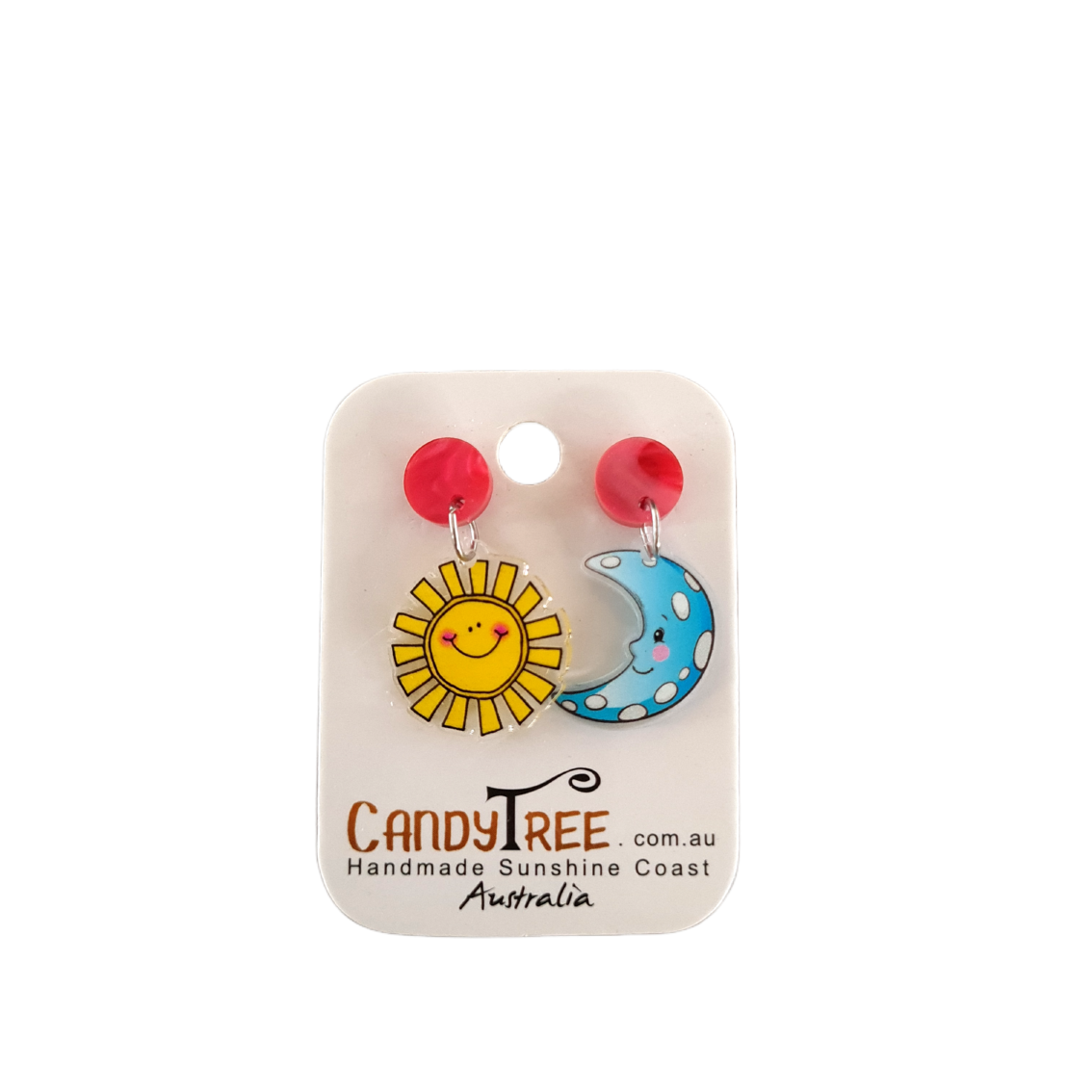 Mini Acrylic Dangle Sun And Moon – Candy Tree
